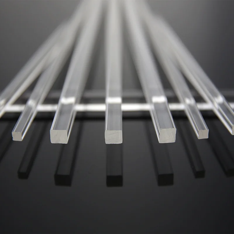 "Tige carrée haute en plexiglas transparent" - Test et Avis
