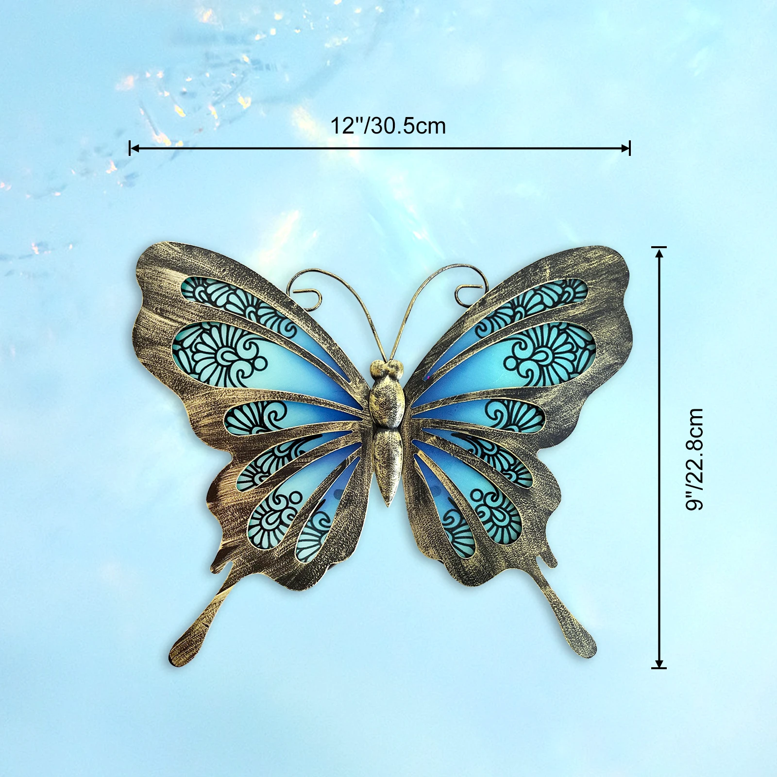 "Mur de papillon métallique : déco intérieure, jardin" - Test et Avis